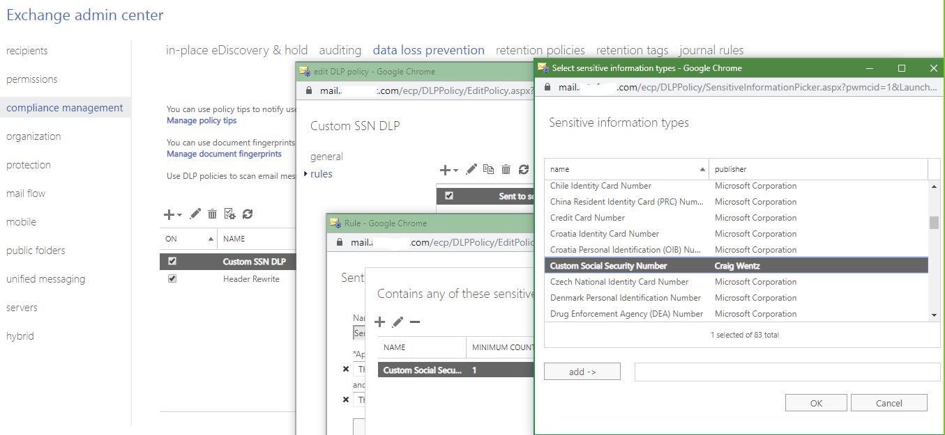 Exchange Server – Creating a Custom Data Loss Prevention (DLP) Rule ...